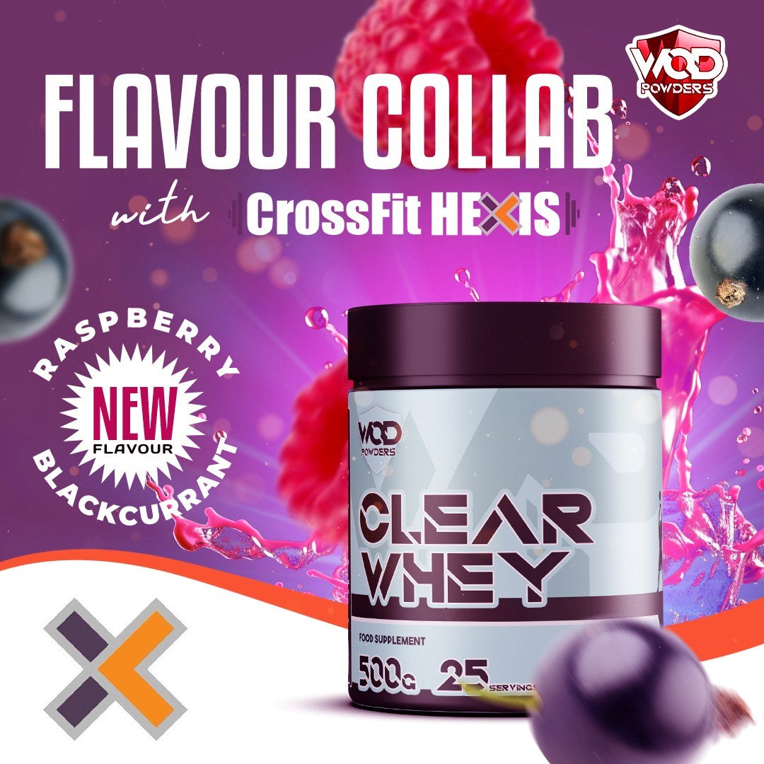 WOD Powders Clear Whey Protein Collab with CrossFit Hexis