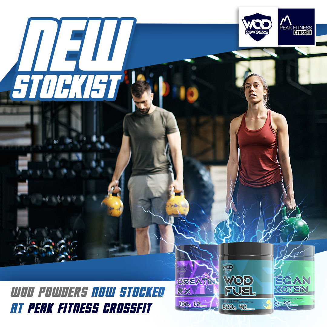 NEW Stockist: Peak Fitness Crossfit – WOD Powders